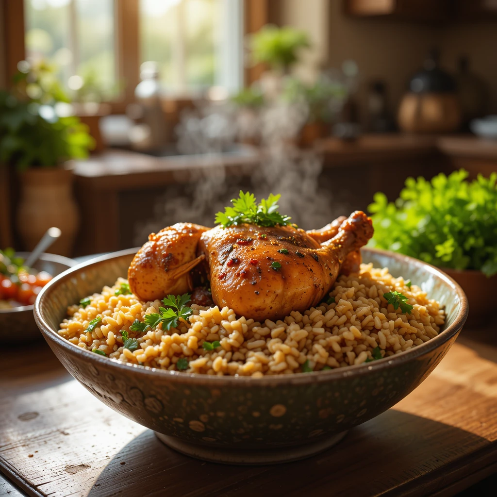 Turkish Chicken and Rice: 1 Perfect Dish Full Of Heart